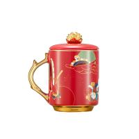 China Ready To Ship In Stock Microwave Safe Heat Resistant Round Magic Mug Customised Food Safe Ceramic Coffee Mugs for sale