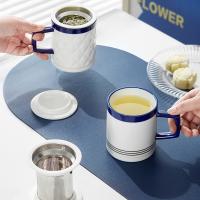 China Ready To Ship In Stock Functional Ceramic Coffee Mug BOTTOM With Silicon Ring For Everyday Use for sale