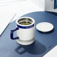 China Ready To Ship In Stock Functional Ceramic Coffee Mug BOTTOM With Silicon Ring For Everyday Use for sale
