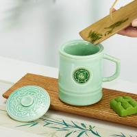China Ready To Ship In Stock 550ml Porcelain Mug With Hand Painted Decal for sale