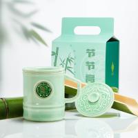 China Ready To Ship In Stock 550ml Porcelain Mug With Hand Painted Decal for sale