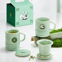 China Ready To Ship In Stock 550ml Porcelain Mug With Hand Painted Decal for sale