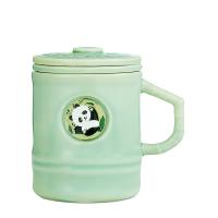 China Ready To Ship In Stock 550ml Porcelain Mug With Hand Painted Decal for sale