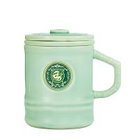 China Ready To Ship In Stock 550ml Porcelain Mug With Hand Painted Decal for sale
