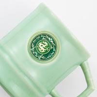 China Ready To Ship In Stock 550ml Porcelain Mug With Hand Painted Decal for sale