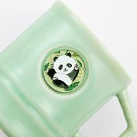 China Ready To Ship In Stock 550ml Porcelain Mug With Hand Painted Decal for sale