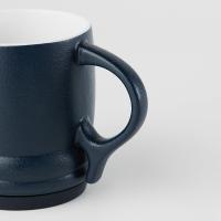 China Ready To Ship In Stock Ceramic Coffee Tea Water Mug Cup With Coaster For Customized Logo Pattern for sale