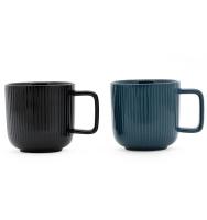 China Microwave Safe Ceramic Coffee Cup Mug with Customised Capacity for sale