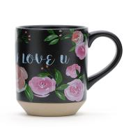 China Modern Style Customised Capacity Handpaint Ceramic Coffee Cup With GIFT BOX for sale