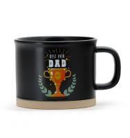 China Lovely Customized 14 Oz Ceramic Dad Mug Ceramic Coffee Mug For Father'S Day Birthday Gift for sale