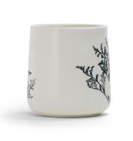 China Handmade Coffee Mug With 3D Matte Clear Glaze Ceramic Stoneware Mugs For Gift for sale