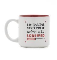 China Ceramic Dad Mug Coffee Mug White Color With Creative Words