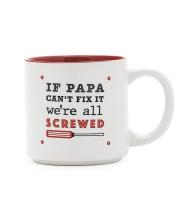 China Ceramic Dad Mug Coffee Mug White Color With Creative Words