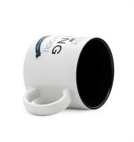 China Ceramic Dad Mug Coffee Mug White Color With Creative Words