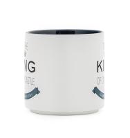 China Ceramic Dad Mug Coffee Mug White Color With Creative Words