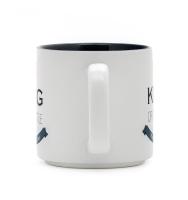 China Ceramic Dad Mug Coffee Mug White Color With Creative Words