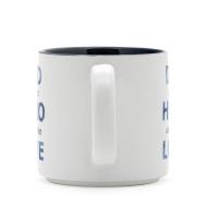 China Ceramic Dad Mug Coffee Mug White Color With Creative Words