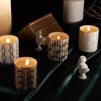 China Customized Ceramic Candle Holder With Various Shape And Color for Gift Decoration for sale