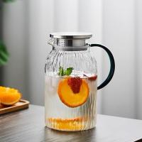 China Handcrafted Glassware Teapot Set With Personalized Logo And Color For Gift Table for sale