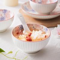 China Ready To Ship In Stock Modern Ceramic Dinnerware Sets Customizable Color Patterns For Gift for sale