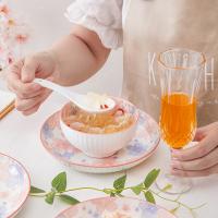 China Ready To Ship In Stock Modern Ceramic Dinnerware Sets Customizable Color Patterns For Gift for sale