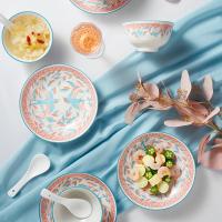 China Ready To Ship In Stock Customized Color Modern Style Ceramic Plate Dish Dinnerware Sets in Gift Box for sale
