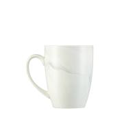 China Modern White Porcelain Dinnerware Set Marble Pattern Plate Bowl Mug for sale