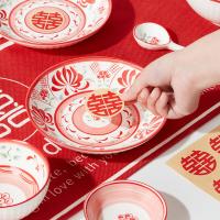 China Ready To Ship In Stock Modern Style Ceramic Dinner Plate / Dinnerware With Customizable Color And Package Options As Gift for sale