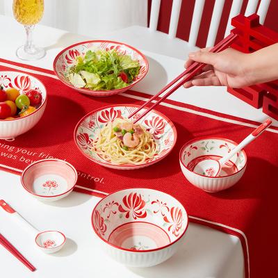 China Ready To Ship In Stock Modern Style Ceramic Dinner Plate / Dinnerware With Customizable Color And Package Options As Gift for sale