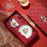 China Ready To Ship In Stock 2Pieces Ceramic Cup And Saucer Set Dinnerware Ceramic Coffee Mugs for sale