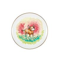 China Ready To Ship In Stock Dinnerware Type Coffee Tea Sets Ceramic Cup And Plate Set With Oven Advantage Custom Printed Mugs for sale