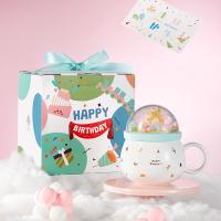 China Ready To Ship In Stock Modern Personality 3D Ceramic Drinking Mugs In Display Boxes As Gift For Birthday Christmas for sale