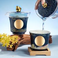 China Ready To Ship In Stock Food Safe Color Changing Ceramic Coffee Tea Sets Coffee Tea Brewing Pots for sale