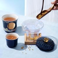 China Classic Style Ceramic Teapots For Food Safe Tea Brewing And Gifting Customized Color Changing Tea Set for sale