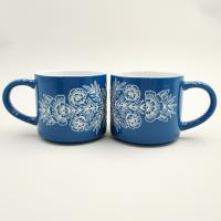 China Handpainted Garden Coffee Mug with Eco-Friendly Material and Microwave Safe for Sustainable Enjoyment for sale