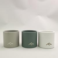 China Ergonomic C-handle Eco-Friendly Ceramic Coffee Mug with 14 OZ Capacity for Stylish Corporate Gifts for sale
