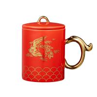 China Ready To Ship In Stock Handpainted Ceramic Coffee Mug In Gift Box Style For Birthday Gift Home Decoration for sale