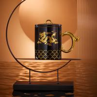 China Ready To Ship In Stock Handpainted Ceramic Coffee Mug In Gift Box Style For Birthday Gift Home Decoration for sale