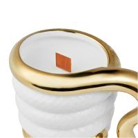 China Fragrance Essential Oil Ceramic Wax Melt Burner With Customized Design And Candle Holder for sale