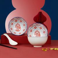 China Ready To Ship In Stock Customized Ceramic Bowl Set For Any Occasion And Personalized Tableware for sale