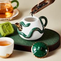 China Perfect Blend Of Style And Safety With Ceramic Tea Coffee Set For Gift for sale