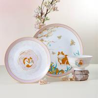 China Customized Colour Ceramic Dinnerware Sets FOB SHENZHEN for Under Glazed Technique for sale