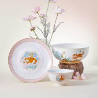 China Customized Colour Ceramic Dinnerware Sets FOB SHENZHEN for Under Glazed Technique for sale