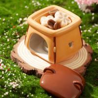 China Custom Bear-Shaped Ceramic Wax Melt Warmer - Handmade Fragrance Diffuser for sale