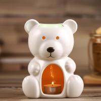 China Custom Bear-Shaped Ceramic Wax Melt Warmer - Handmade Fragrance Diffuser for sale