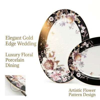 China Custom Ceramic Dinner Plate with Customized Logo Dishwasher Safe 10 Inches for Restaurants and Catering for sale