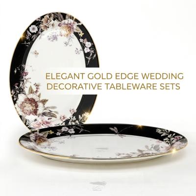 China Dishwasher Safe Custom Ceramic Dinner Plates with Logo Customization and 10 Inches Diameter for Home and Professional Use for sale