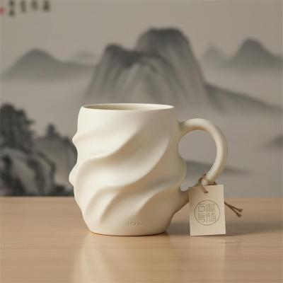 China 3D Ceramic Mug with 350 Ml Capacity for Everyday Occasion Crafted in Dehua Fujian for sale