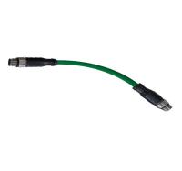 China CBPN-DMDM-03 M12D Male to M12D Male Industrial Ethernet Cable 4 Pin 3M for sale