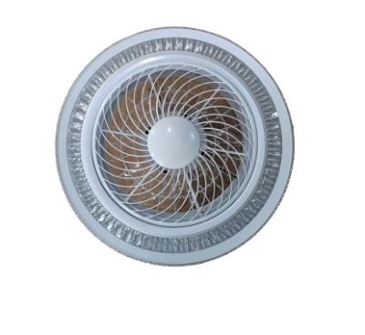 China Modern Crystal Ceiling Fan Light 20 Inch 5 ABS Reversible Blades For Bedrooom for sale